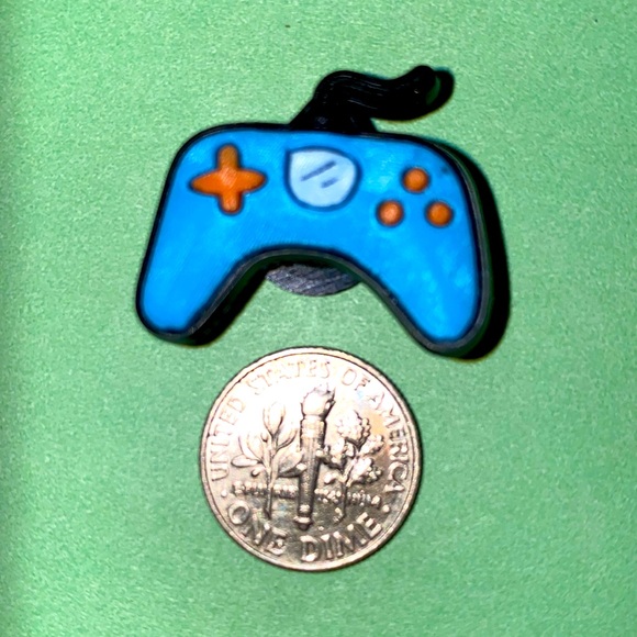 Accessories | 1 For 15 Blue Game Controller Gamer Crocs Shoe Charms ...
